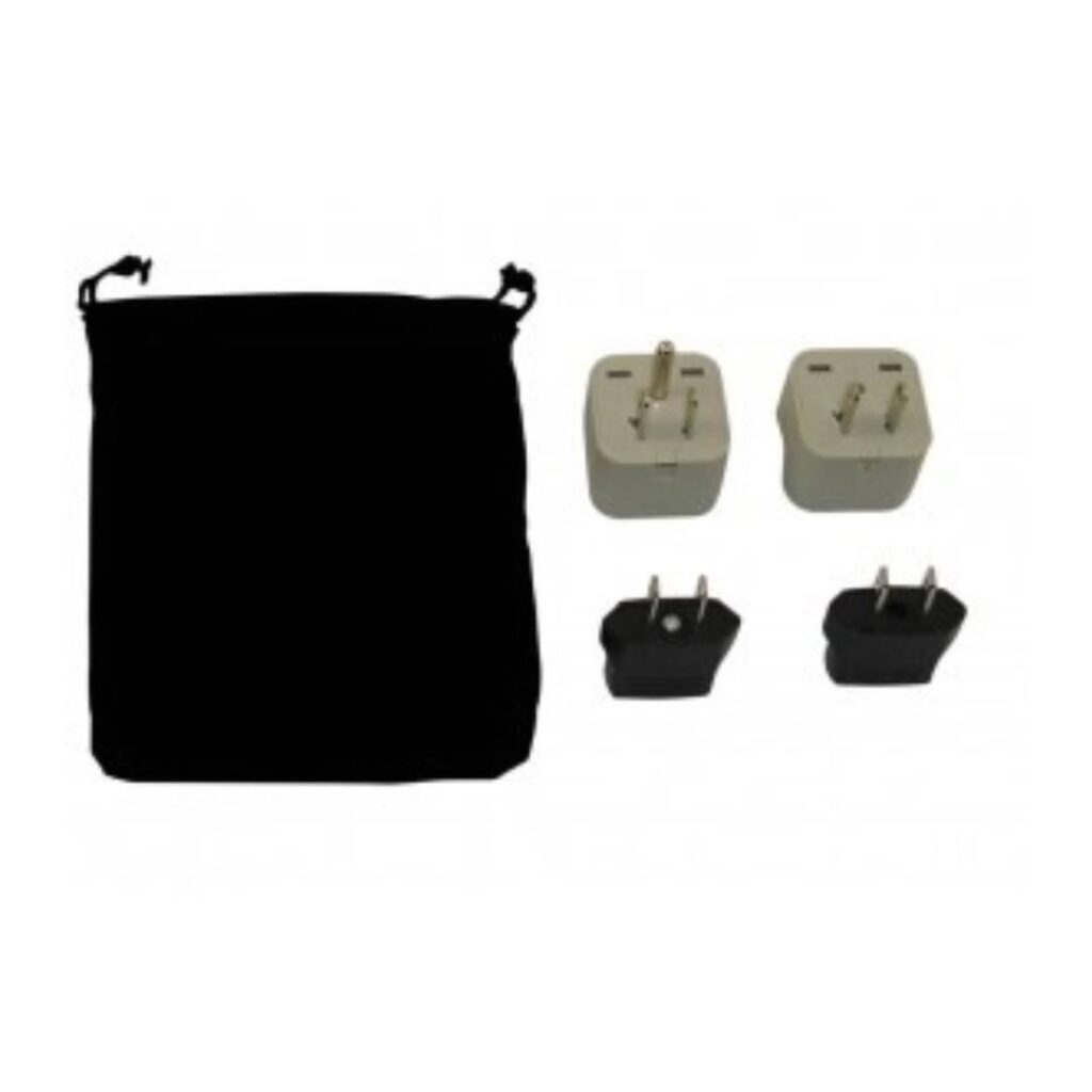 Bahrain Plug Adapters Kit with Travel Carrying Pouch - 110220 Store